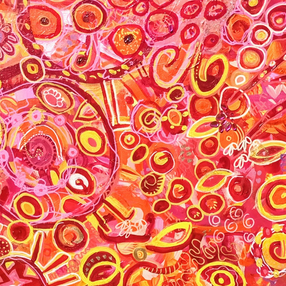 Inclusive Group Art for All Ages: About Pattern Play Collaborative Art